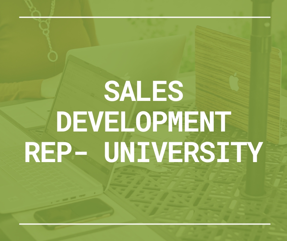 Sales Development Representative- University